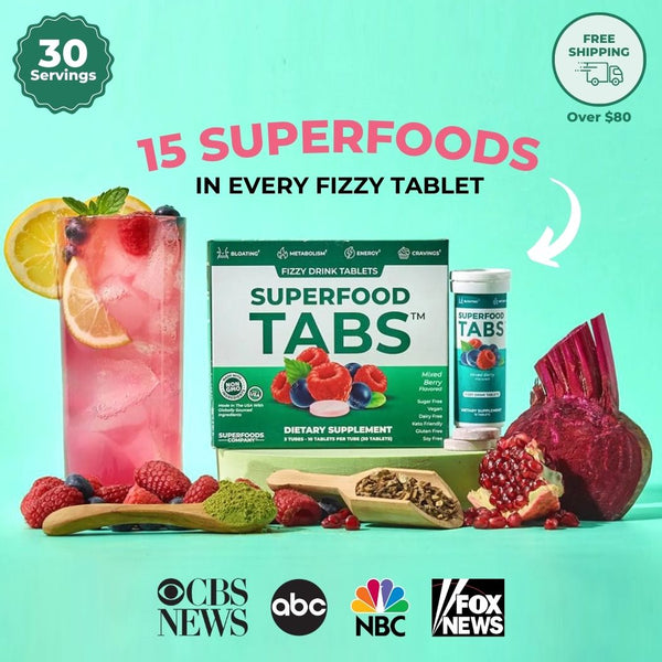 Tasty Superfood Tabs: Fight Bloating, Curb Cravings with 15 Superfoods ...