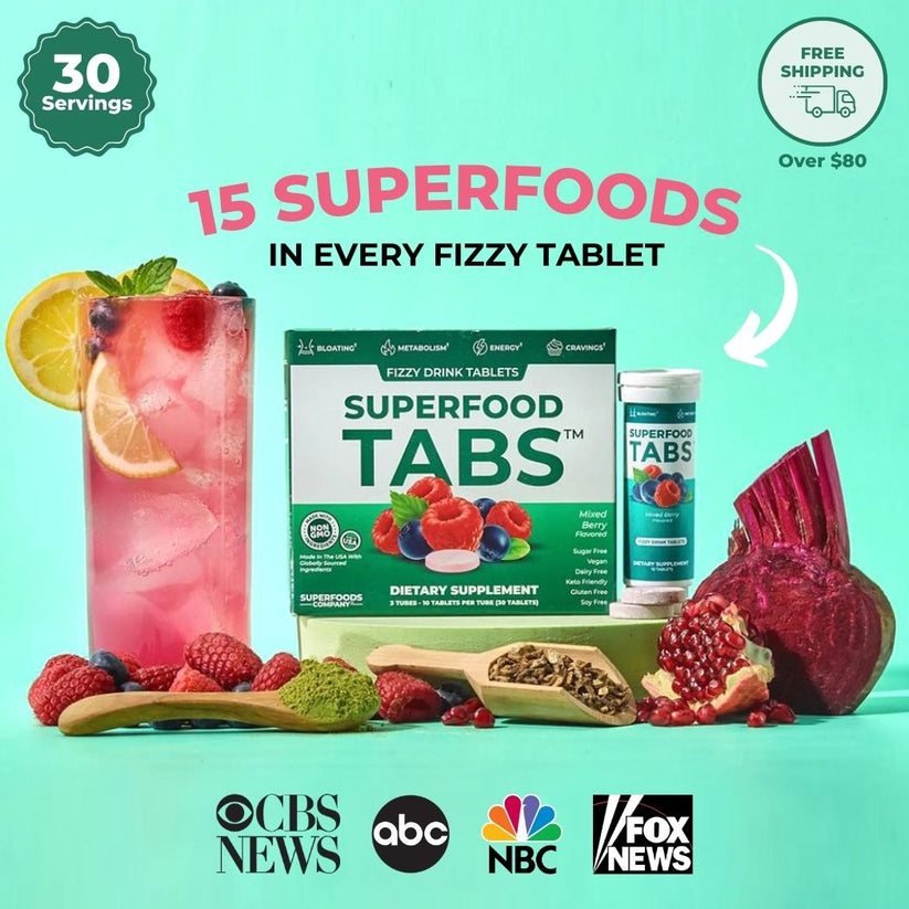 Tasty Superfood Tabs: Fight Bloating, Curb Cravings with 15 Superfoods ...